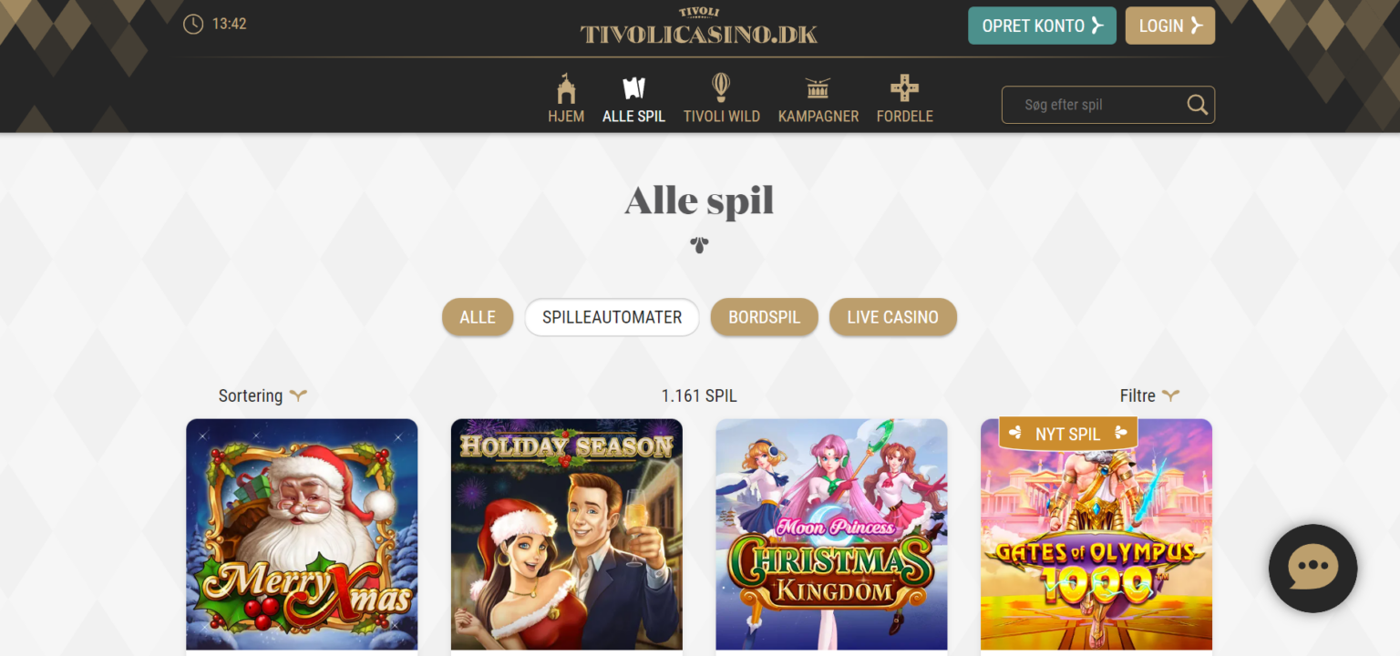 Tivoli Casino Anmeldelse 2025 - Bonusser og Promokoder